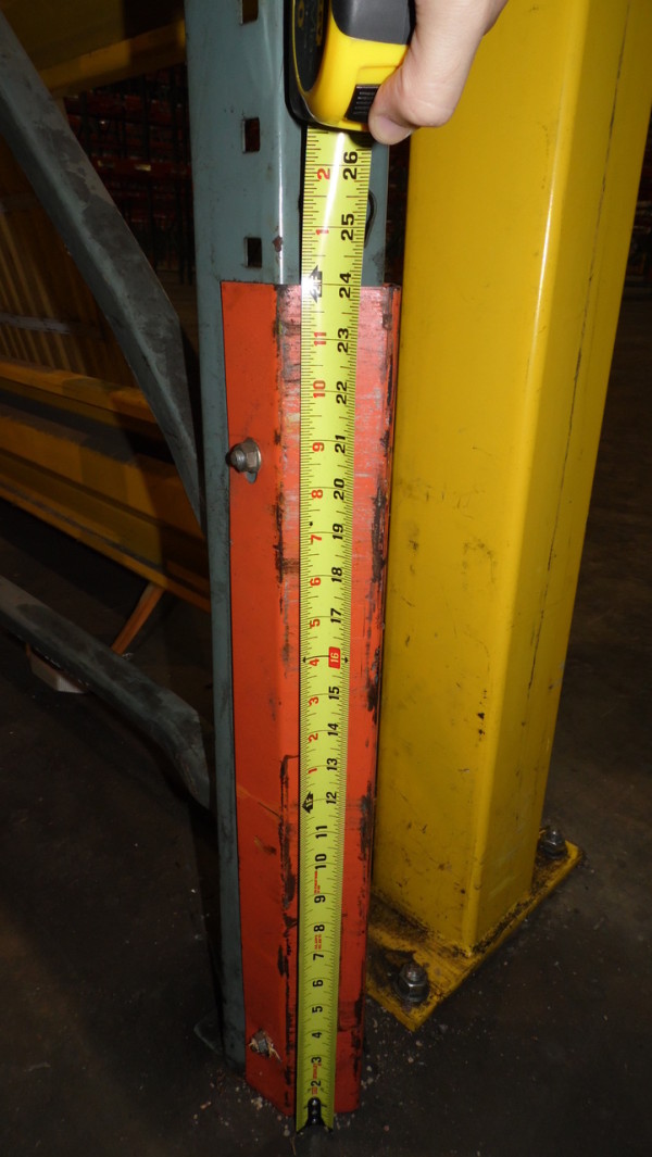 Used Column Protector Bolt On 24" - 6614 - UPR