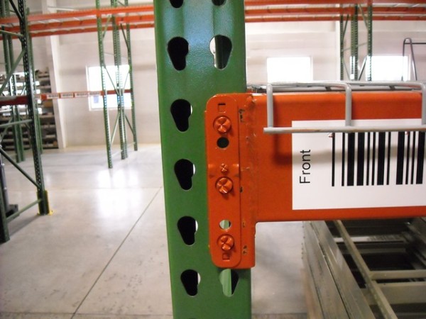 Used Pallet Rack Teardrop Upright - 42" x 12' - 7314 - UPR