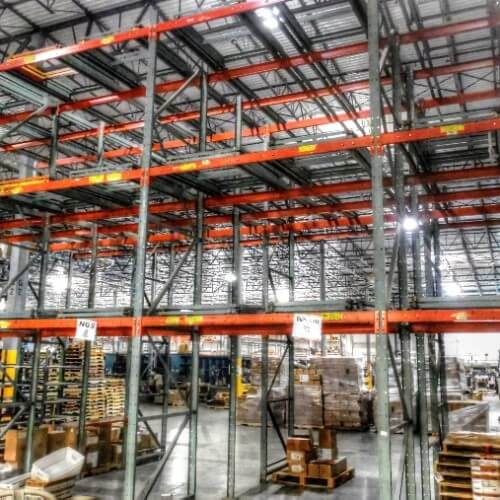 Used Pushback Racking - Last In First Out Racking System