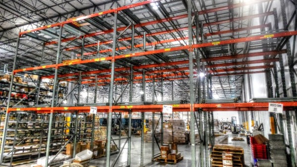 Used Interlake Pushback System - 4 Deep - 96 Pallet Positions