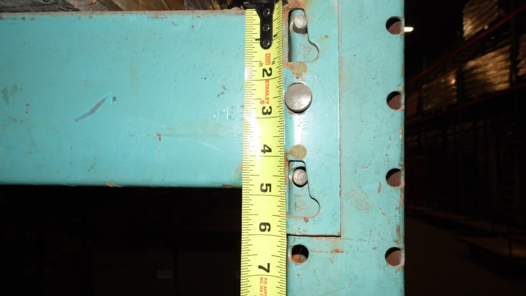 Used Pallet Rack Speedrack Upright - 44" x 21' - 11114 - UPR